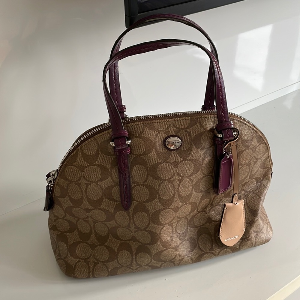 Authentic Vintage Coach Satchel Bag - Gem